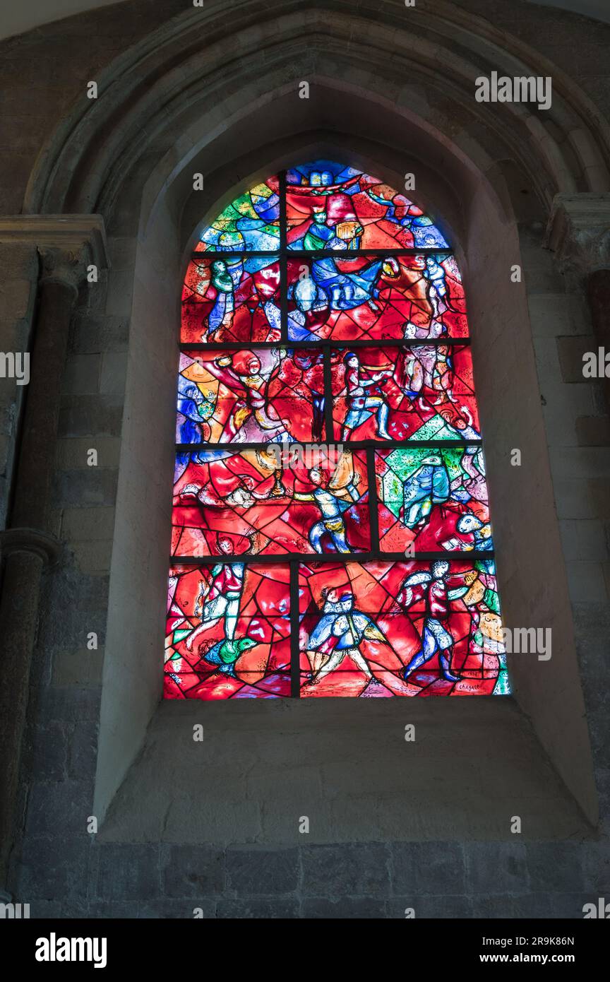 The Marc Chagall Window in Chichester Cathedral. Chichester, West ...