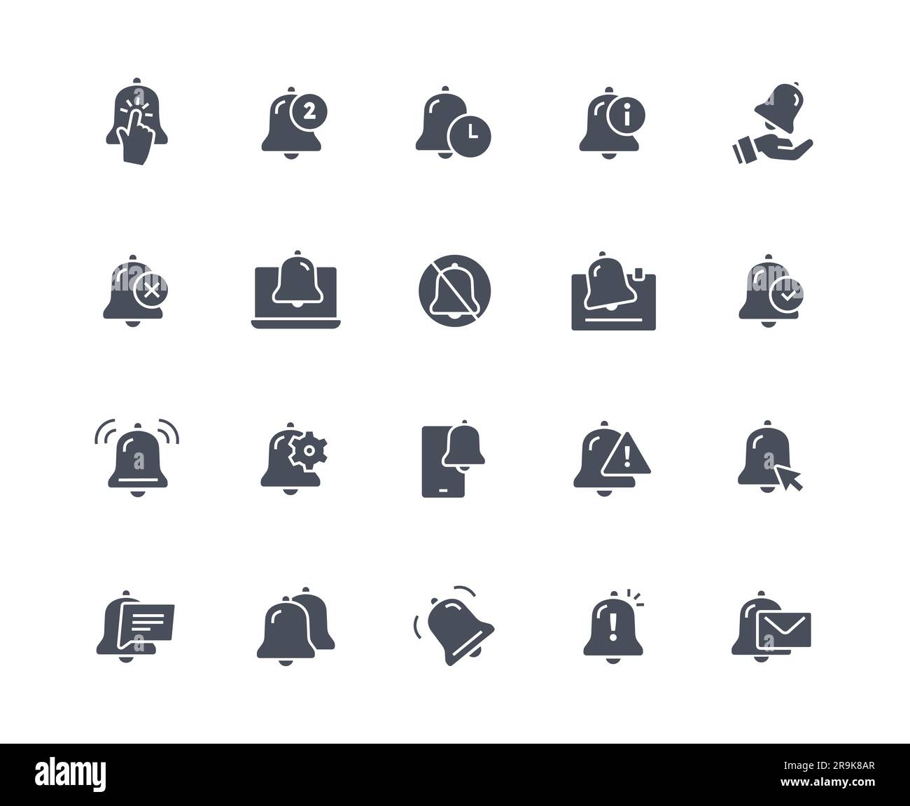Notification icons black set Stock Vector Image & Art - Alamy Notification icons black set Stock Vector Image & Art - Alamy