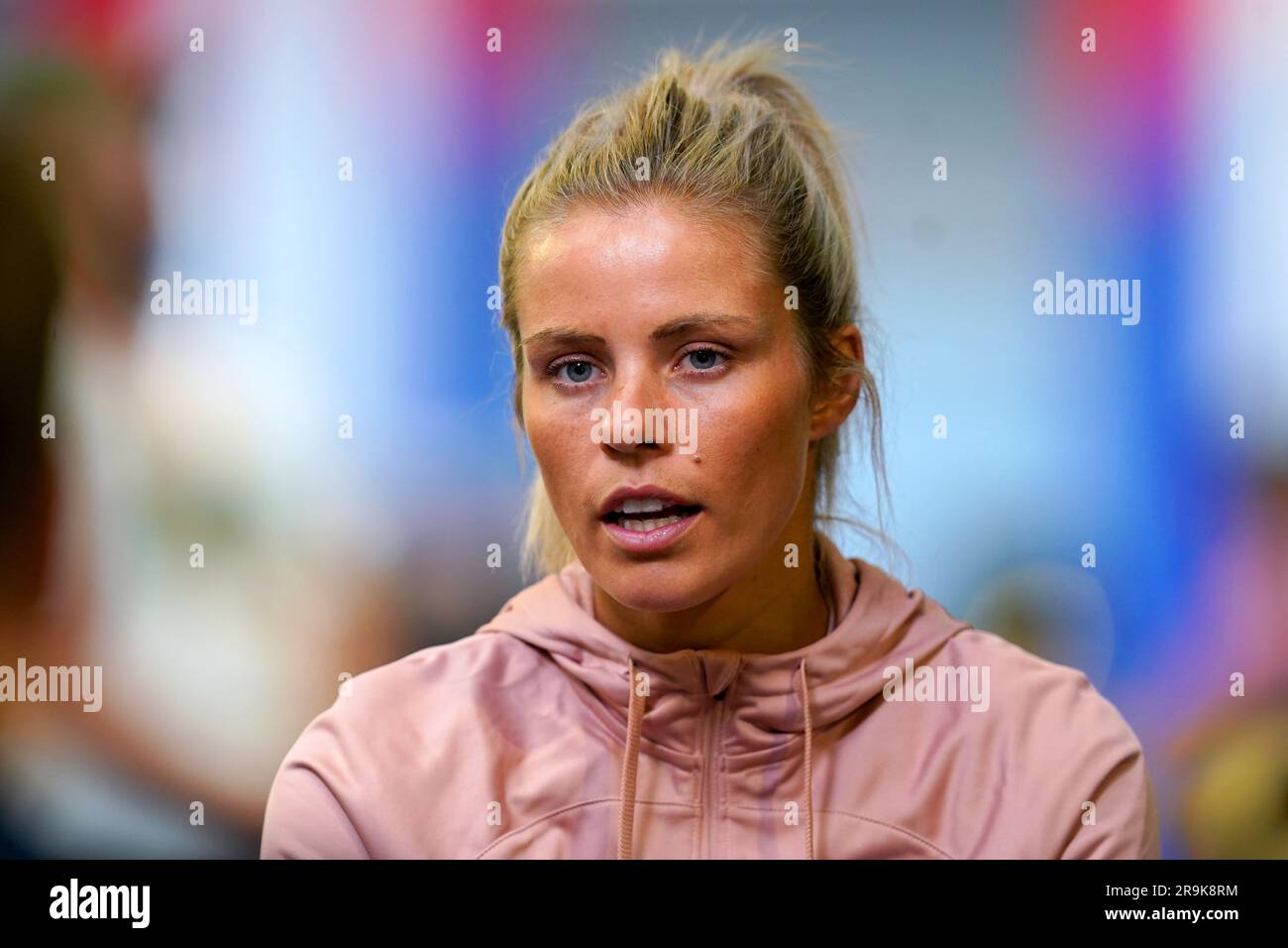 England's Rachel Daly during a media day at St. George's Park, Burton ...