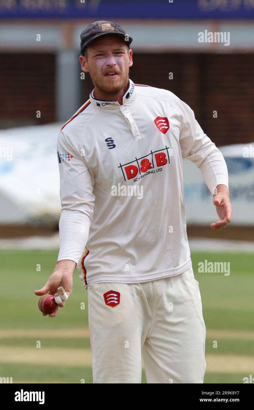 London, UK. 27th June, 2023. Essex's Tom Westley during LV=County ...