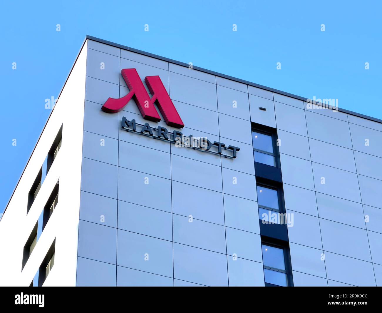 Geneva, Switzerland - Jan 15, 2023, Geneva Marriott Hotel. Marriott ...