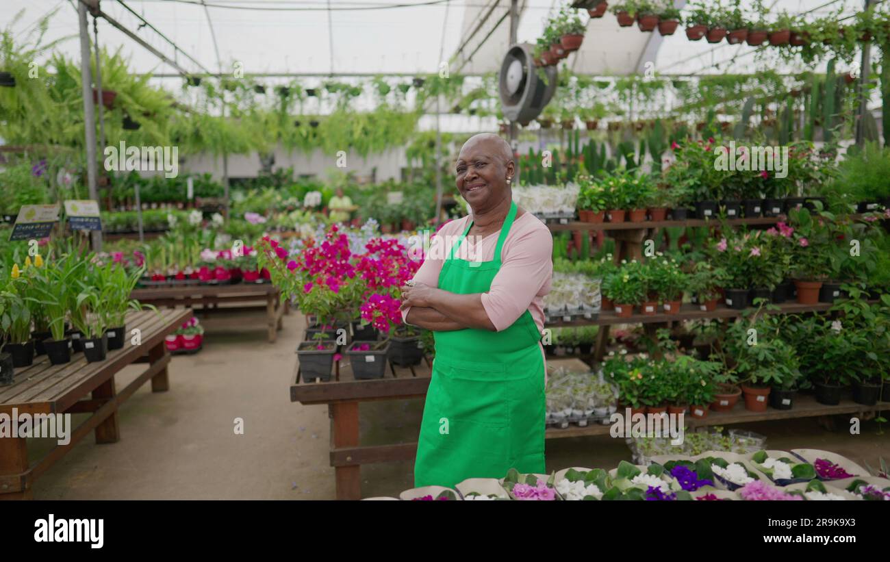 Cheerful Brazilian Florist, an Experienced and Dedicated Employee ...