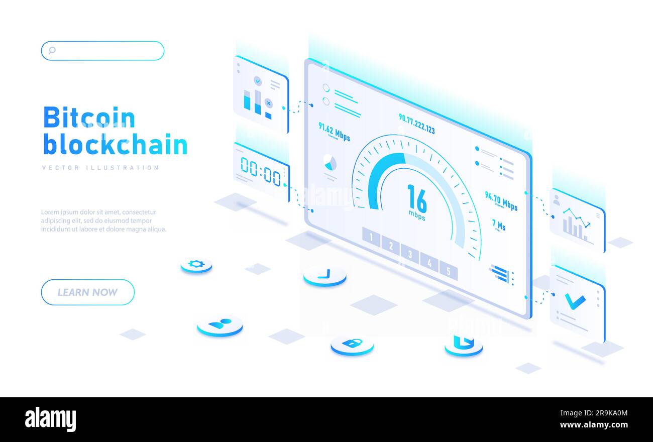 Speed test white banner Stock Vector Image & Art - Alamy