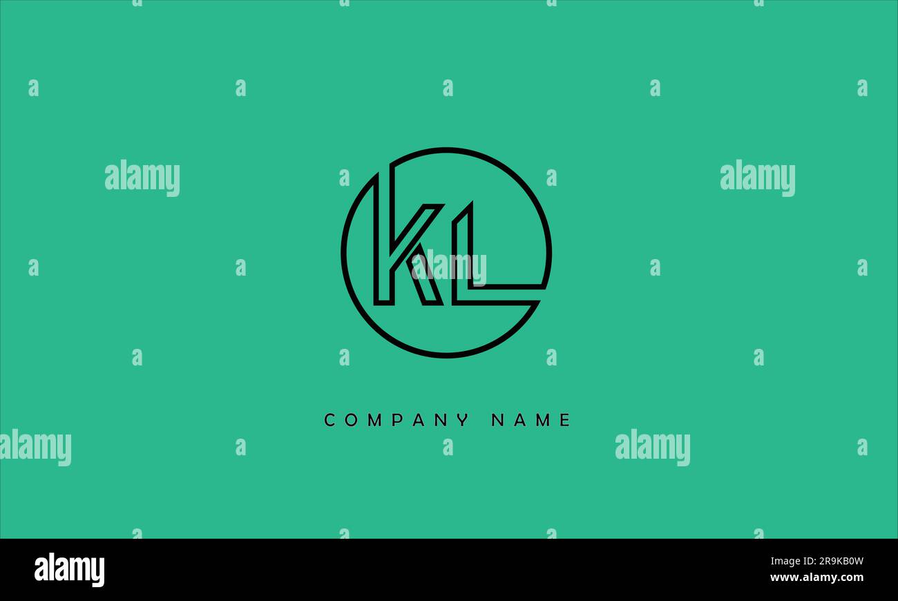 KL, LK Abstract Letters Logo Monogram Stock Vector Image & Art - Alamy