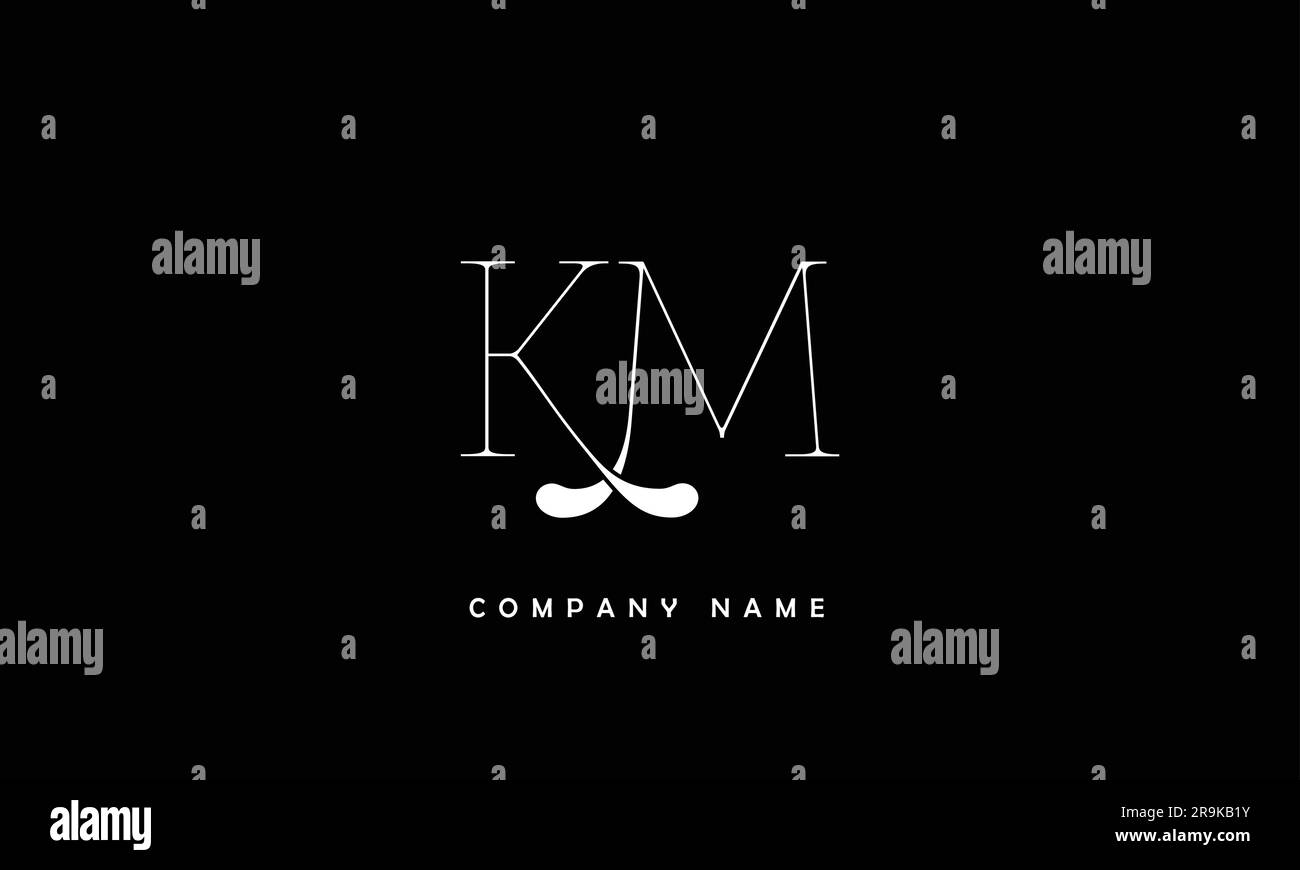 KM, MK Abstract Letters Logo Monogram Stock Vector Image & Art - Alamy
