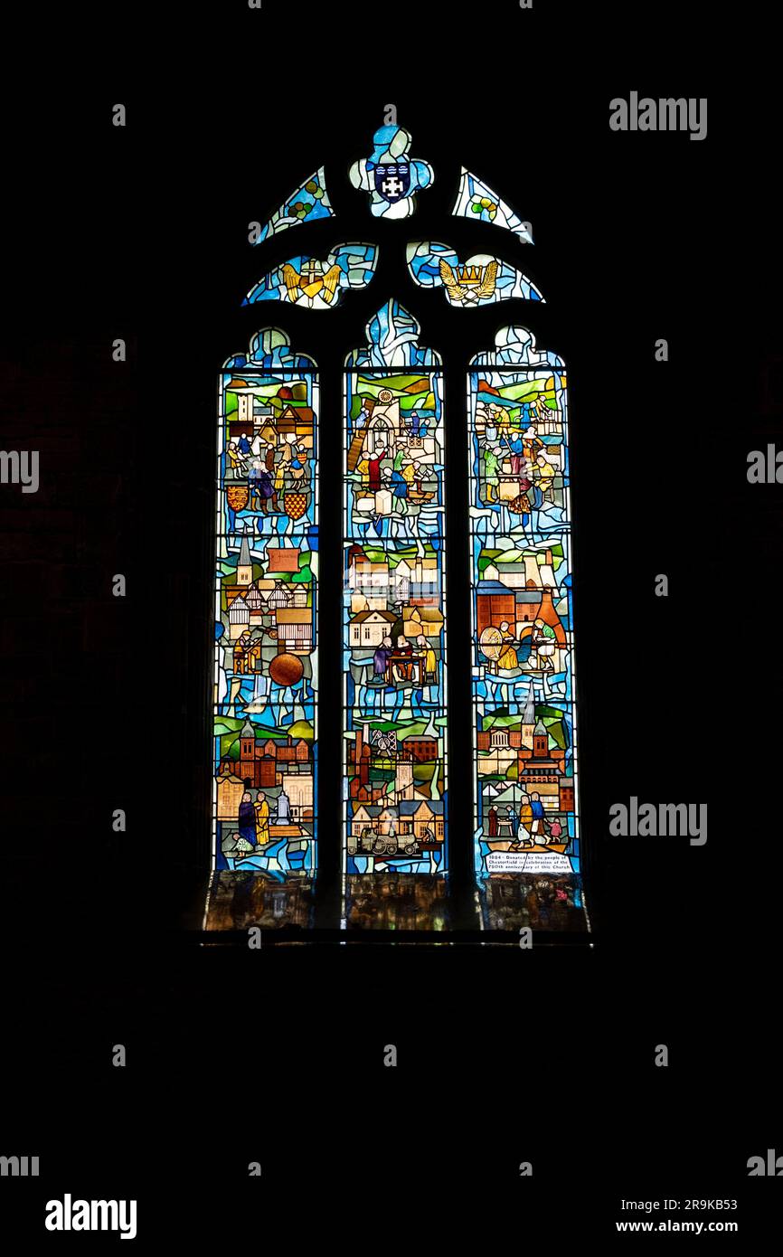 Chesterfield Parish Church of St Mary and All Saints Anniversary Window ...