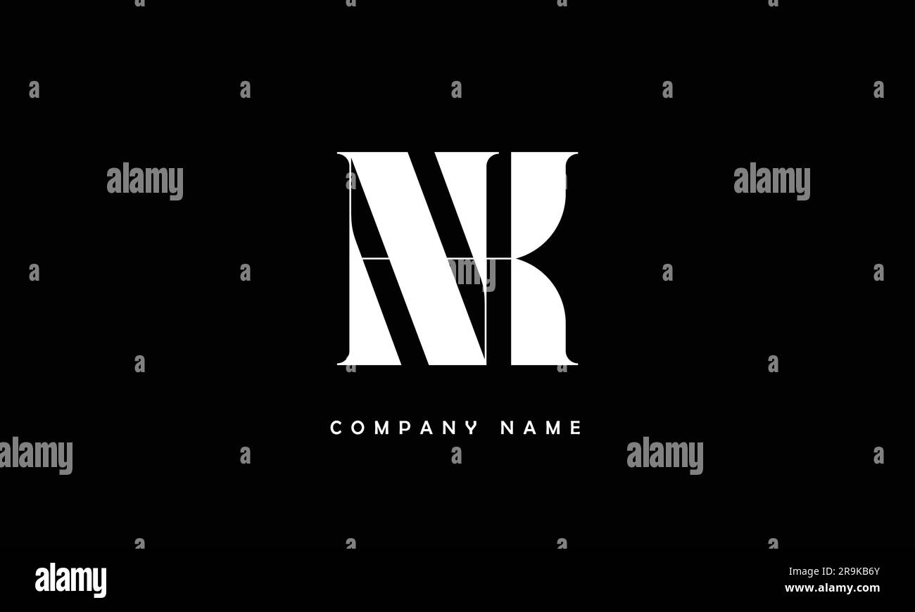 Nk letters Black and White Stock Photos & Images - Alamy