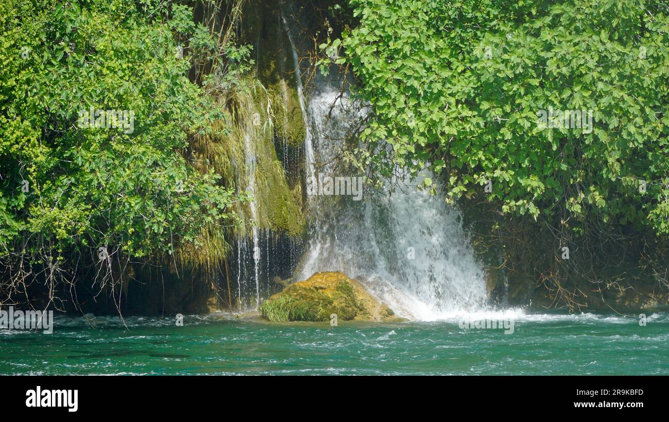 scenic waterfall in krka national oark in croatia Stock Photo - Alamy