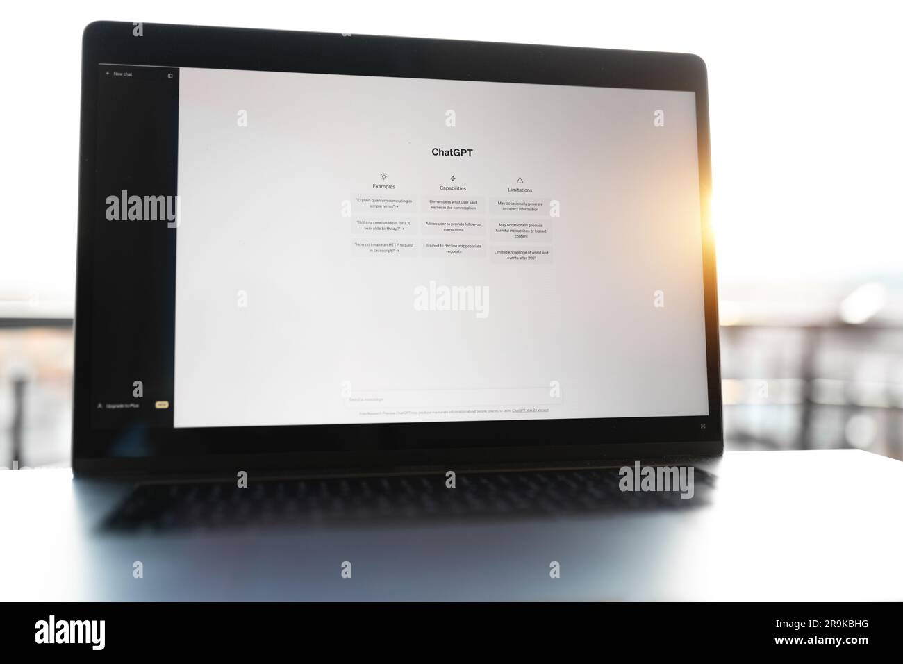 AI-powered Chat. ChatGPT website Stock Photo - Alamy