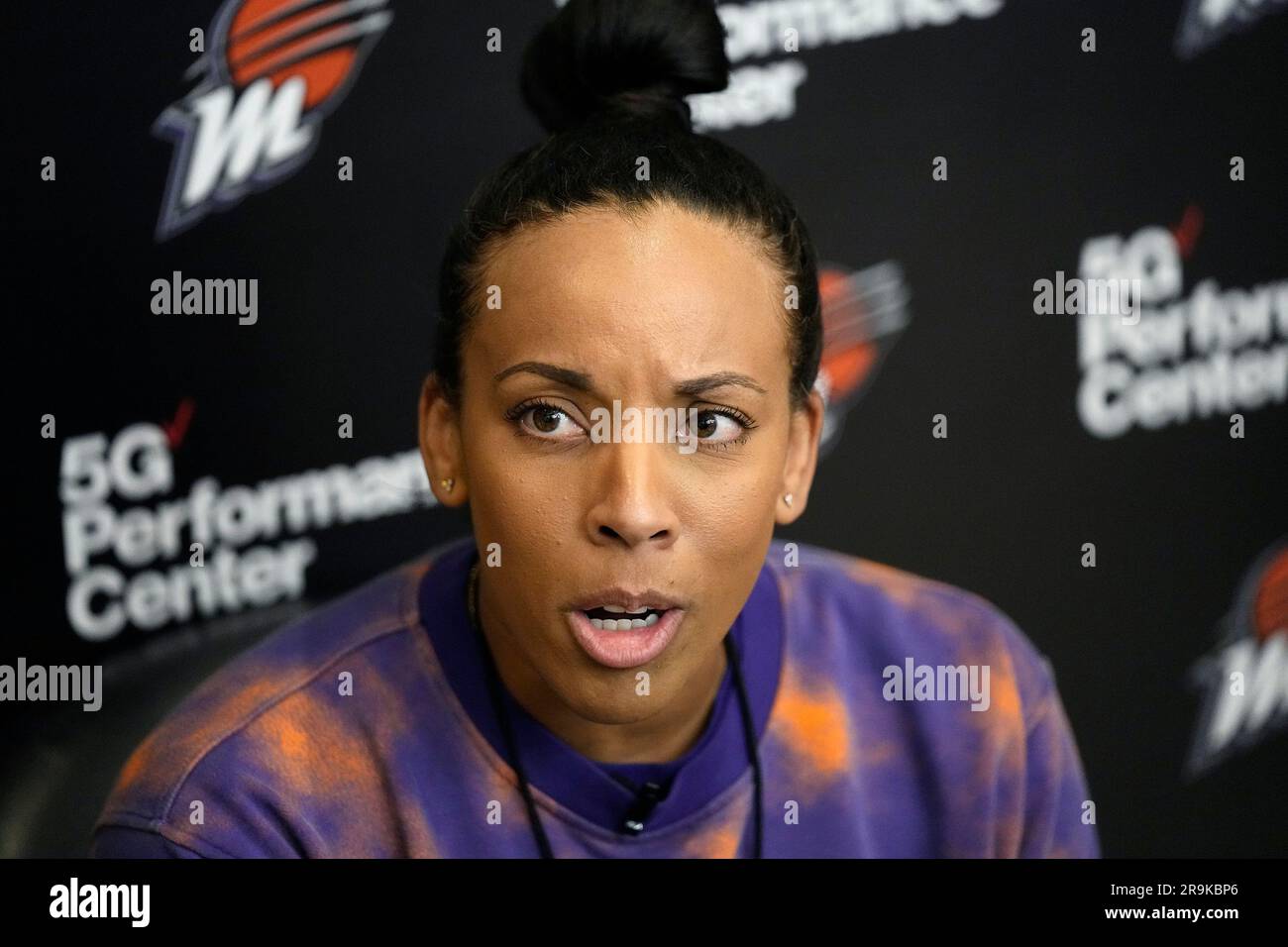 Phoenix Mercury WNBA basketball team interim head coach Nikki Blue ...
