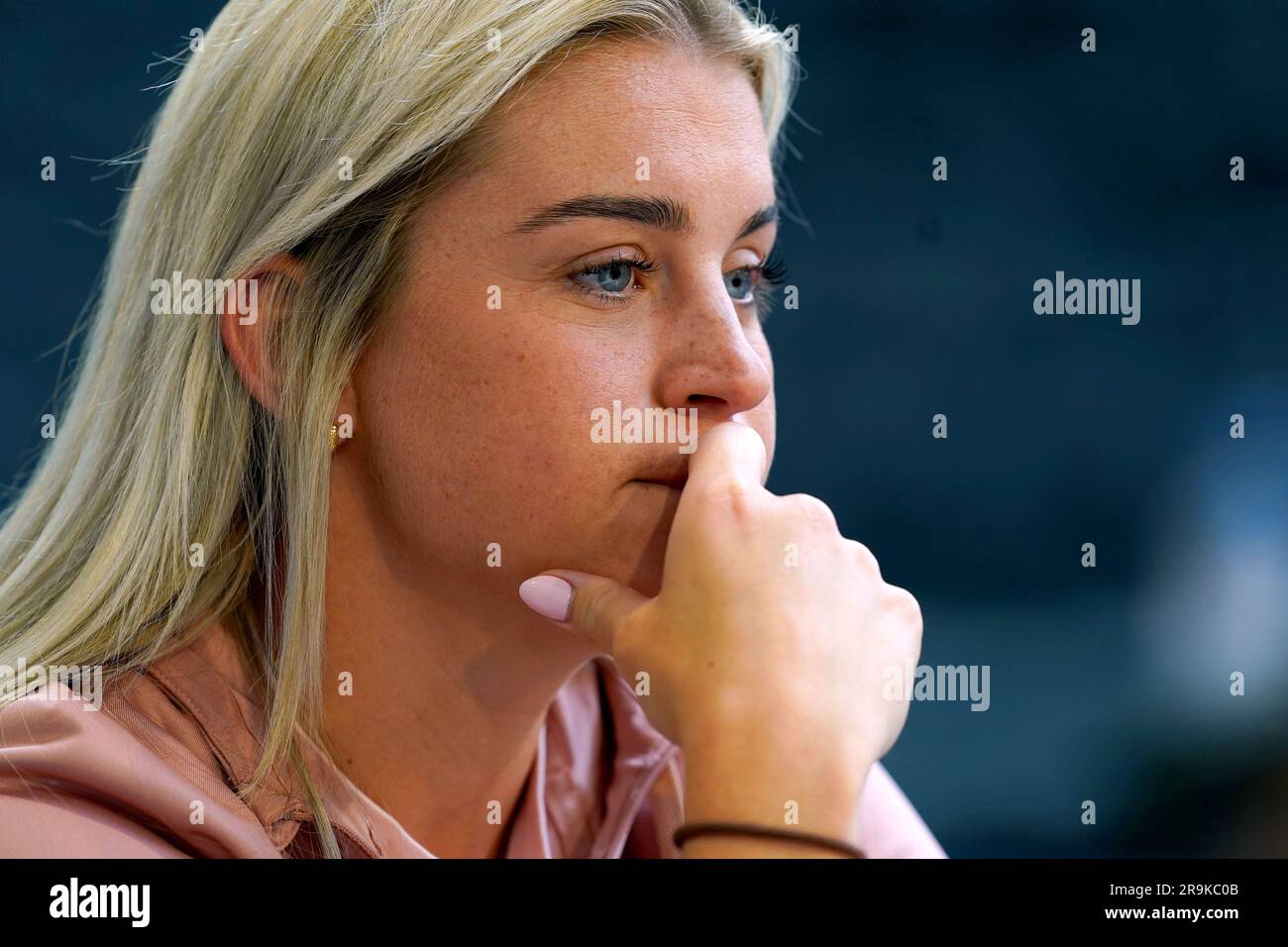 England's Alessia Russo during a media day at St. George's Park, Burton ...