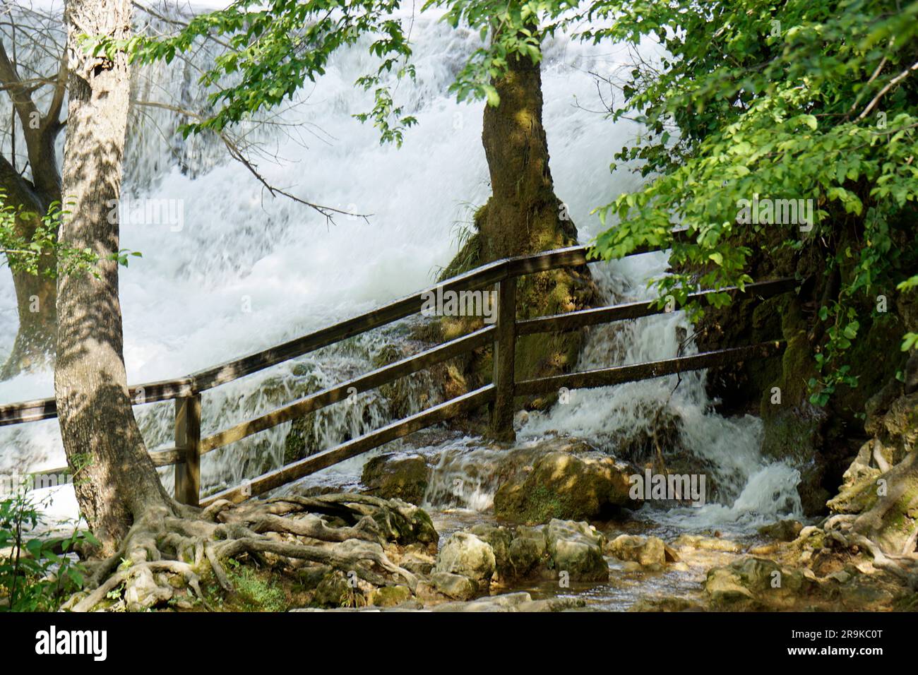 scenic waterfall in krka national oark in croatia Stock Photo - Alamy
