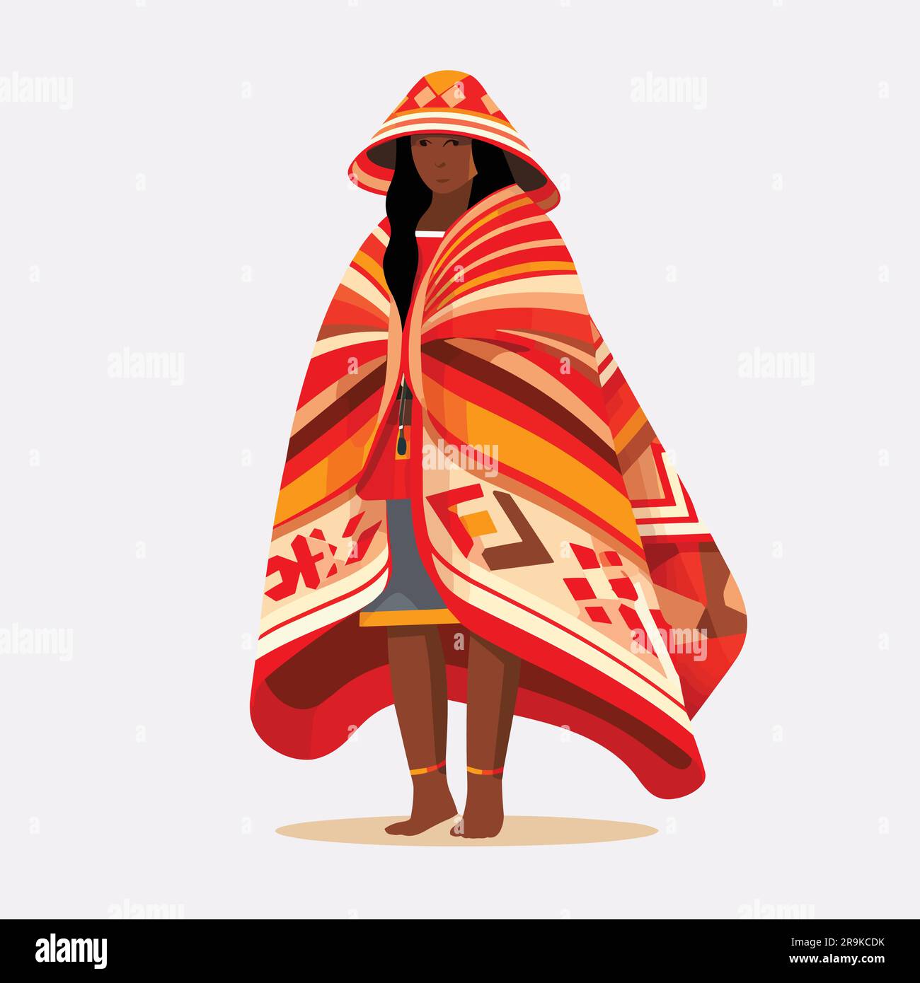 Poncho Stock Vector Images - Alamy