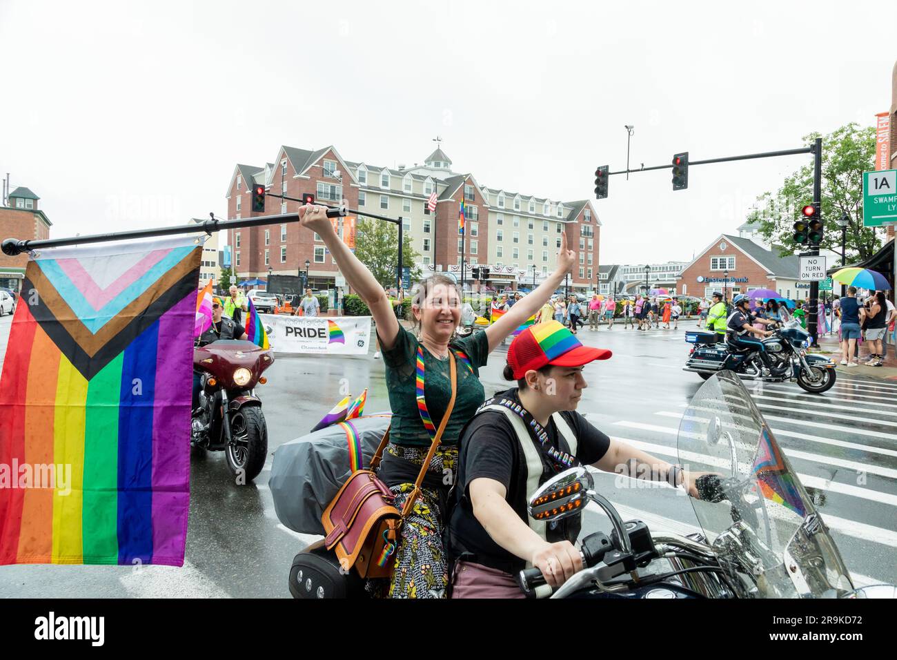 June 24, 2023. Salem, MA. 2023 North Shore Pride Parade & Festival ...
