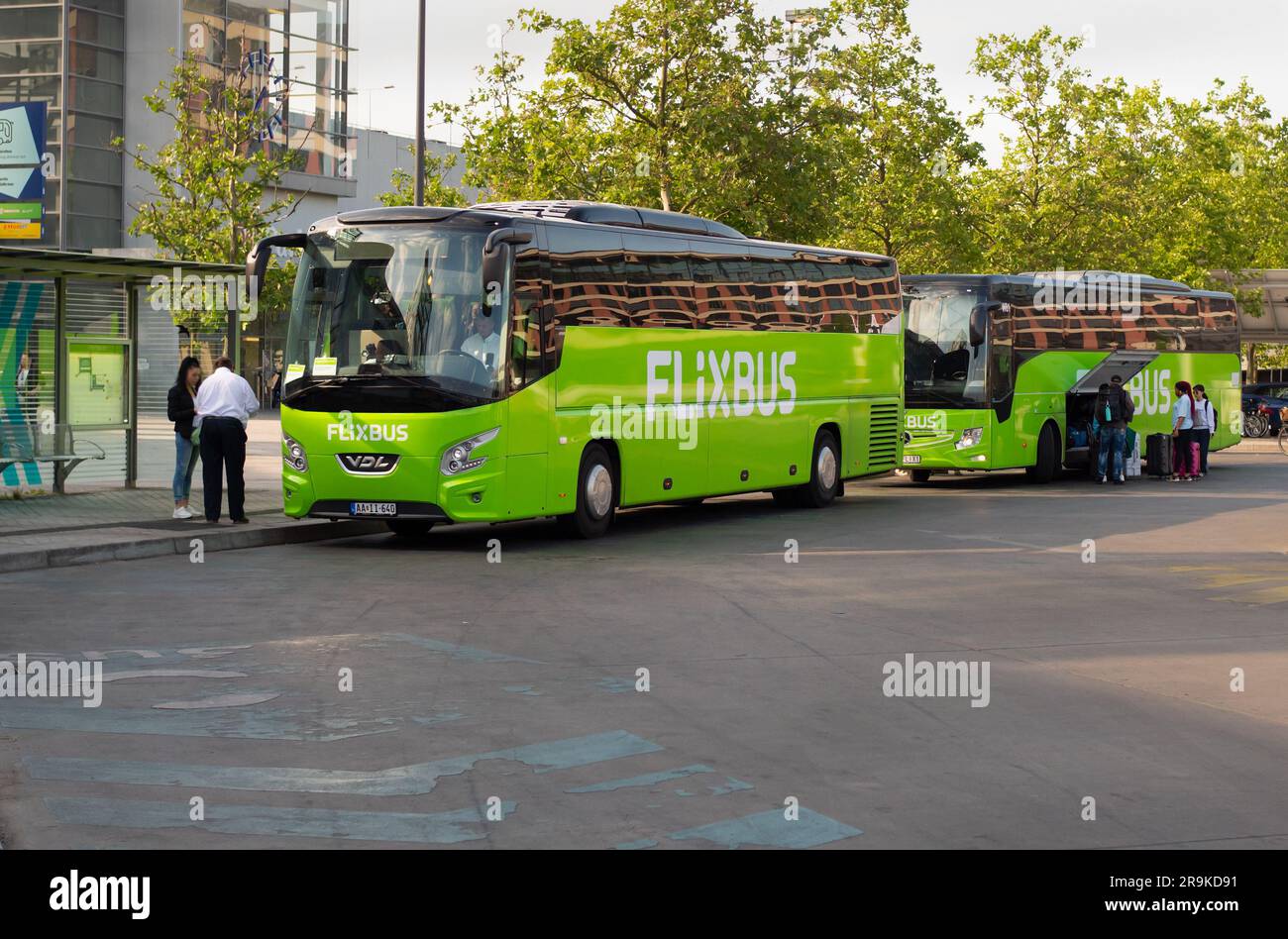 Berlin, Germany. 13th June, 2023. 13.06.2023, Berlin. Buses of Flixbus ...