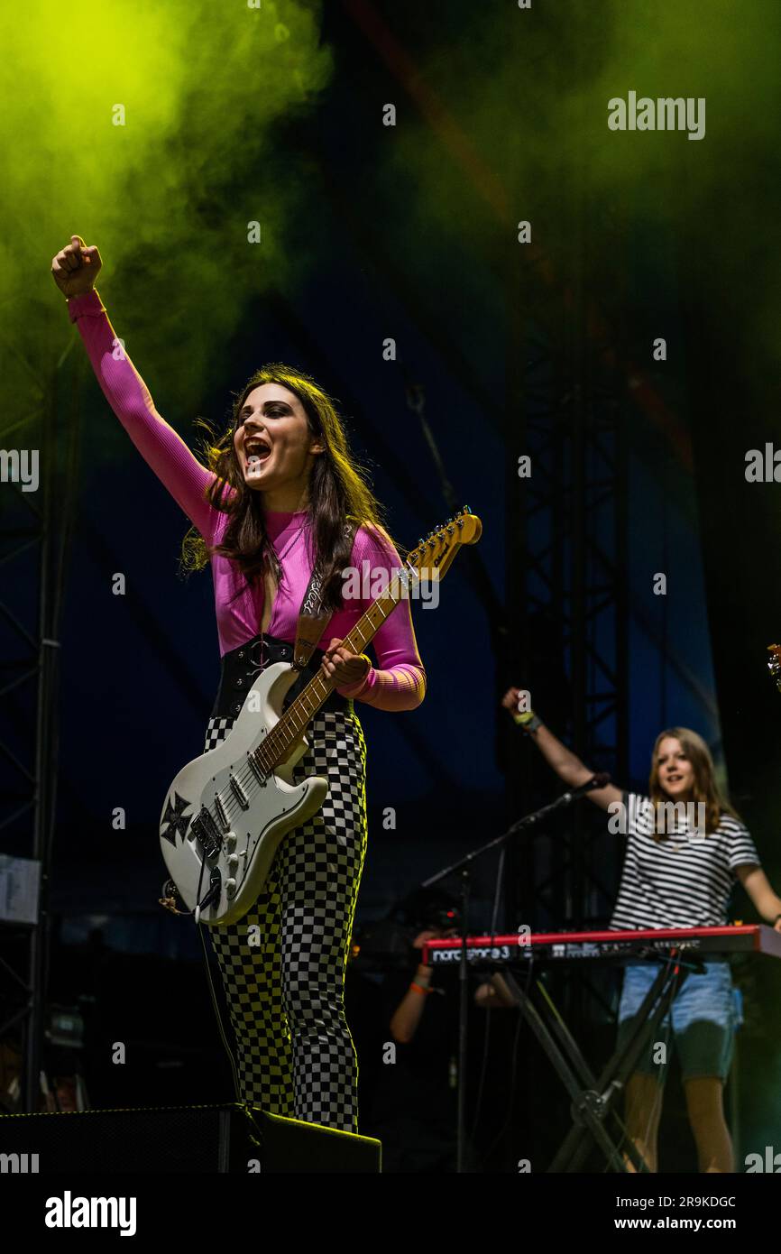 Sixters play the Woodsies arena - Friday at the 2023 Glastonbury ...