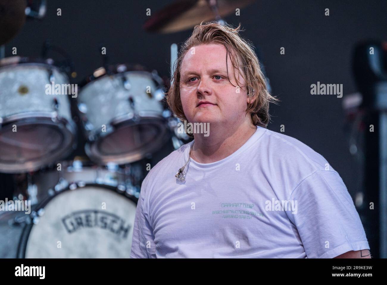 Lewis Capaldi plays the Pyramid Stage - Saturday at the 2023 ...