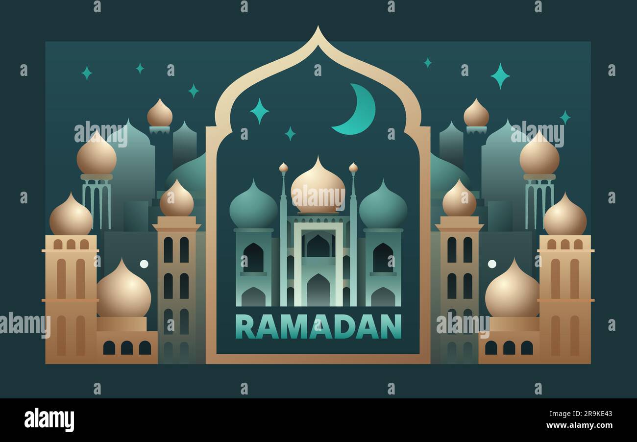 Ramadan cover, ramadan mubarak background, template design element ...