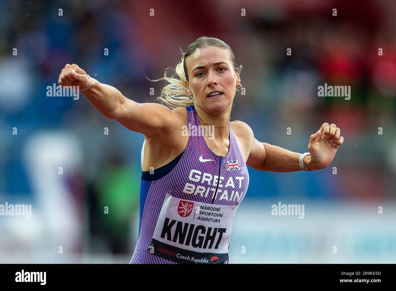 Ostrava, Czech Republic. 27th June, 2023. Athlete Jessie Knight from ...