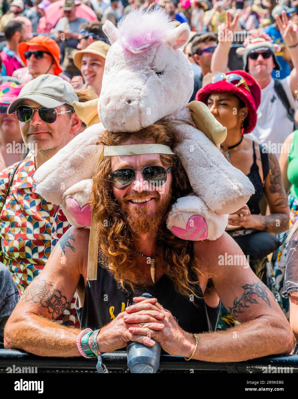 Nova Twins, Sunday at the 2023 Glastonbury Festival, Worthy Farm ...