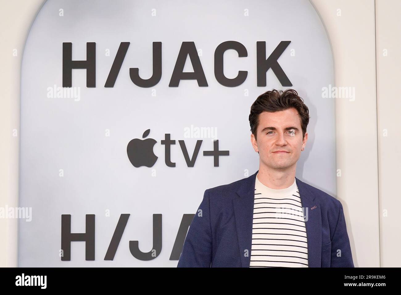 Billy Harris attends the Hijack premiere, in London, Tuesday, June 27 ...