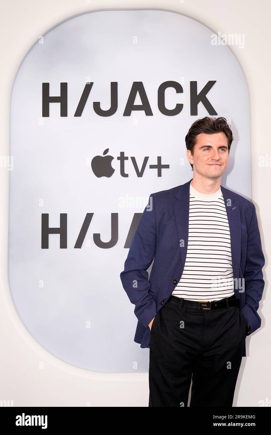 Billy Harris attends the Hijack premiere, in London, Tuesday, June 27 ...