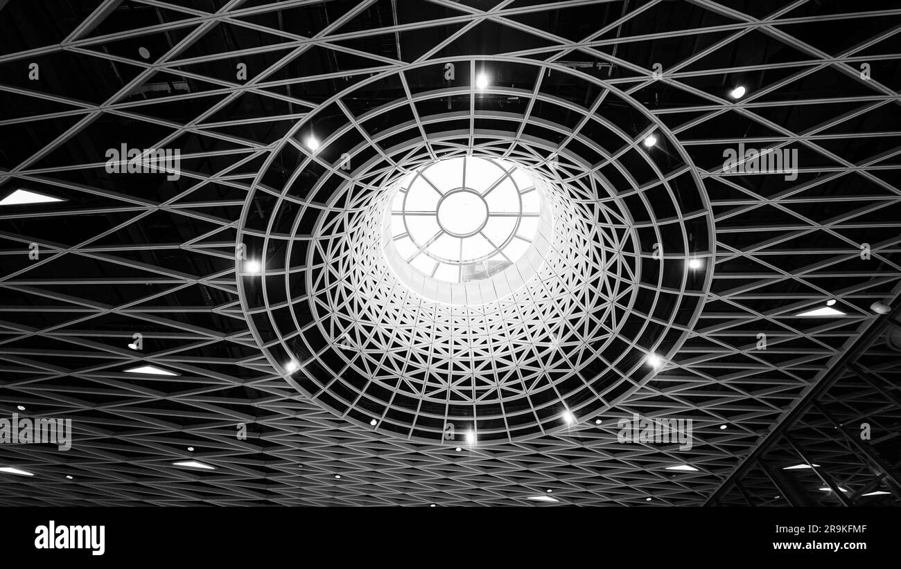 A black and white image of the Gangxia North station, featuring the ...