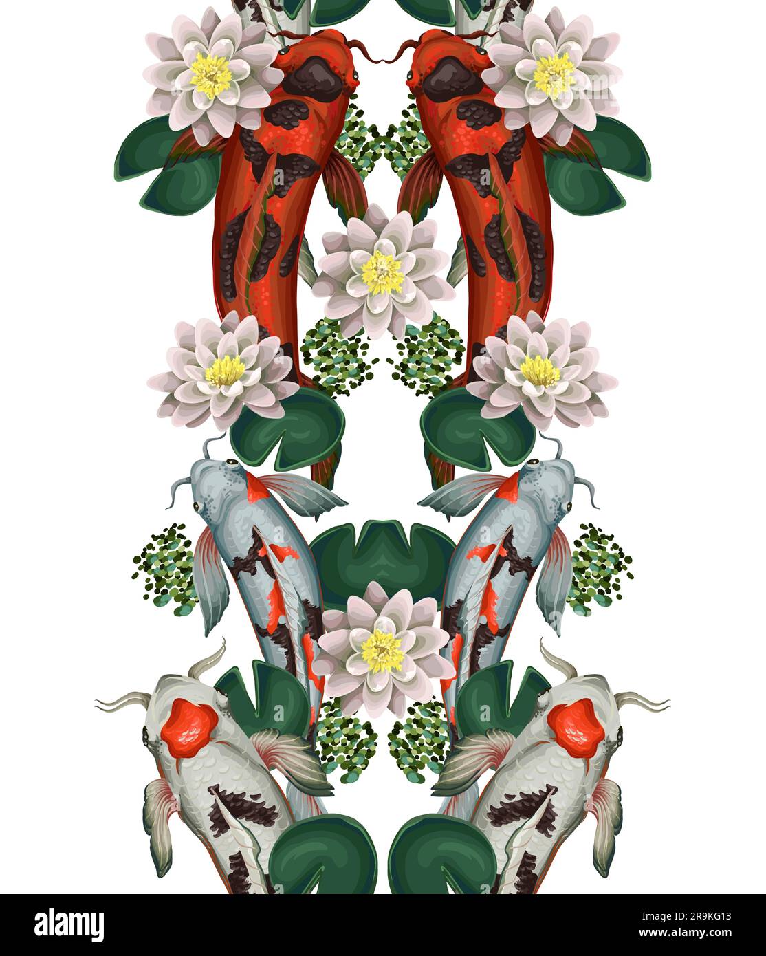 Fish border Cut Out Stock Images & Pictures - Alamy