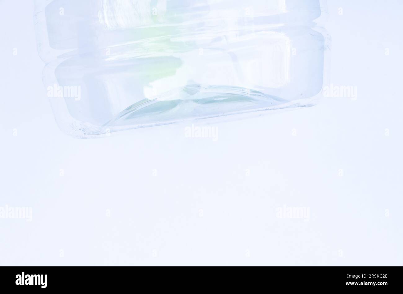 plastic bottle with cap and handle on a white background Stock Photo ...