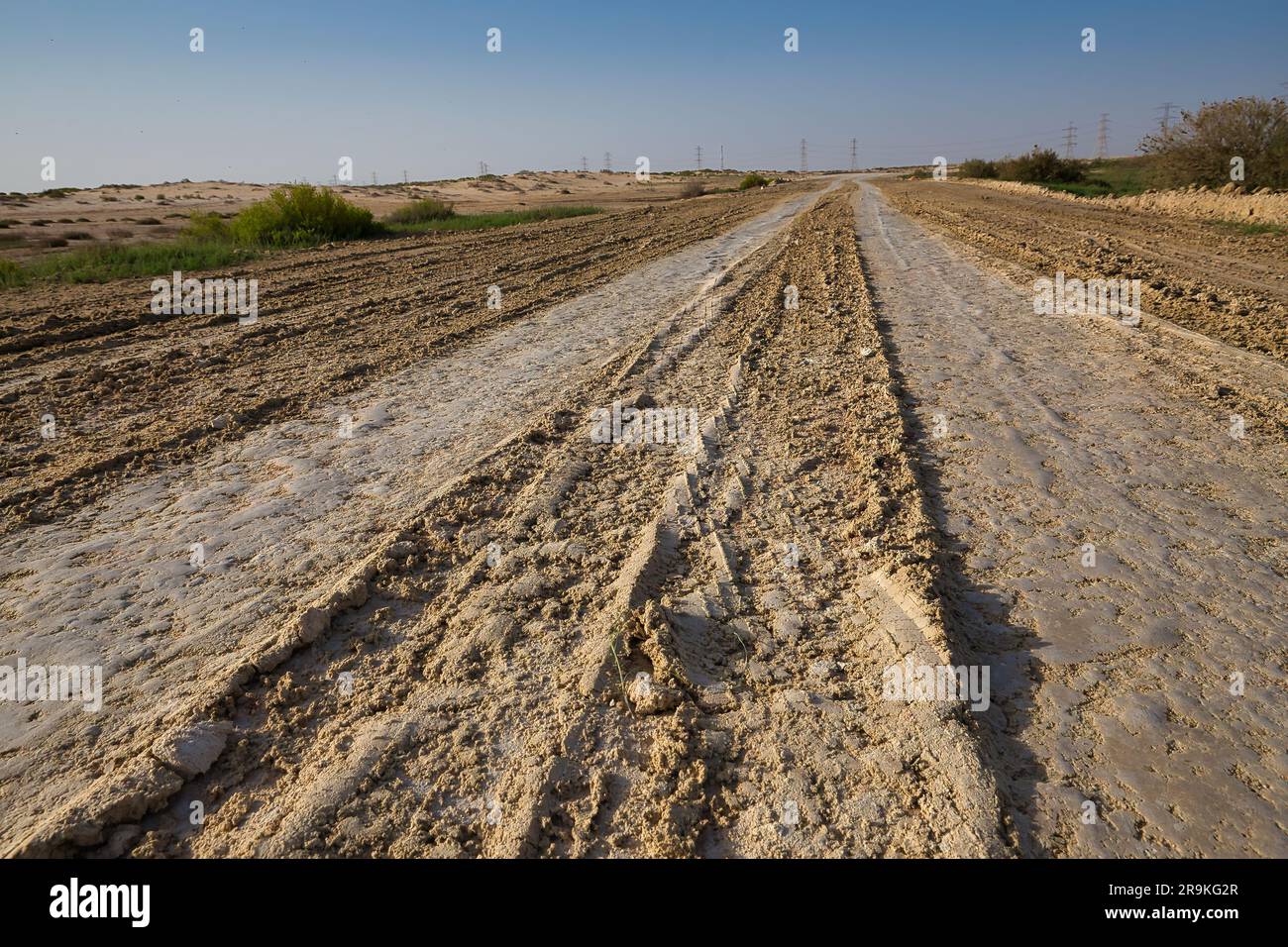Morning view at Dammam desert Saudi Arabia Stock Photo - Alamy