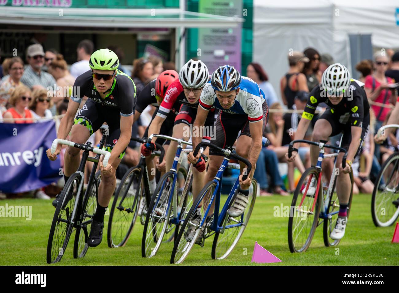 Elite cyclists compete in the annual Halkirk Highland games circuit ...