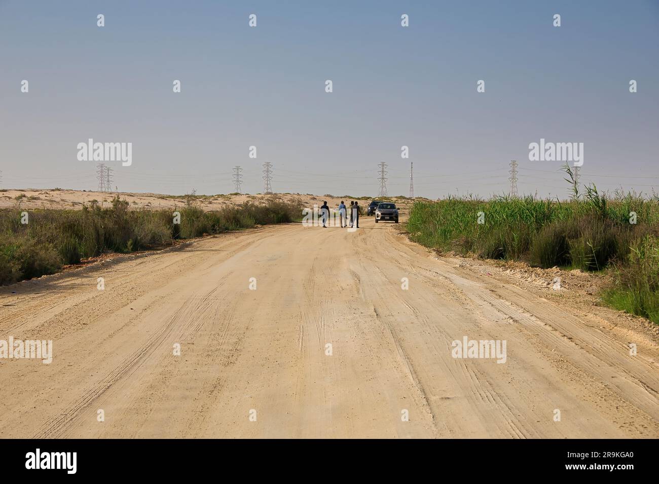 Morning view at Dammam desert Saudi Arabia Stock Photo - Alamy