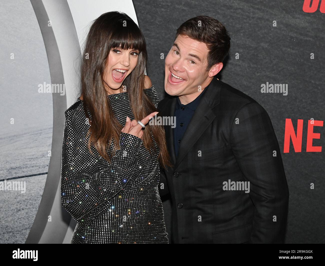 Los Angeles, California, USA. 26th June, 2023. Nina Dobrev and Adam ...