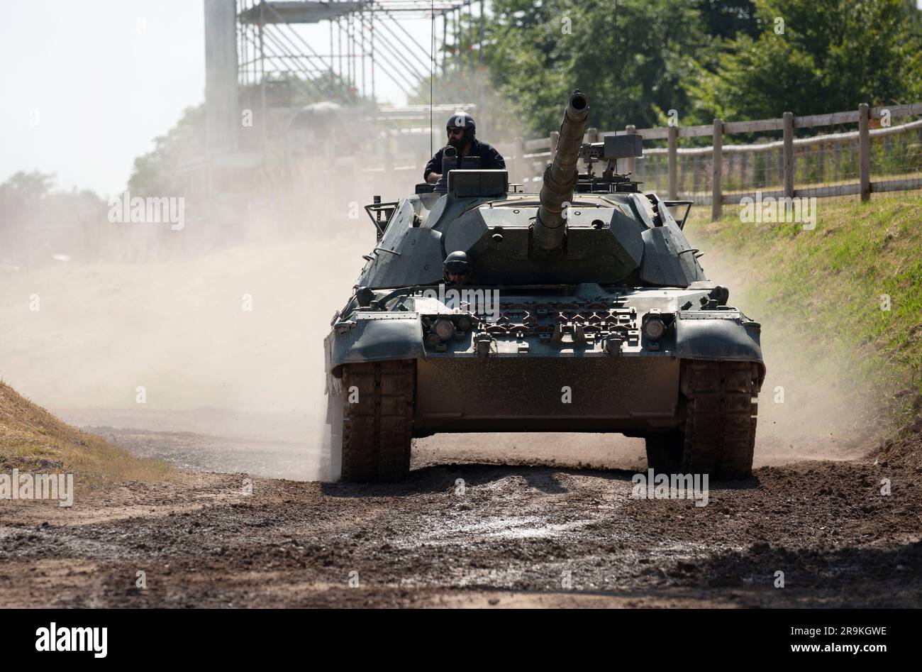 German Leopard 1 Main Battle Tank, Canadian Army. Tankfeast 23 ...