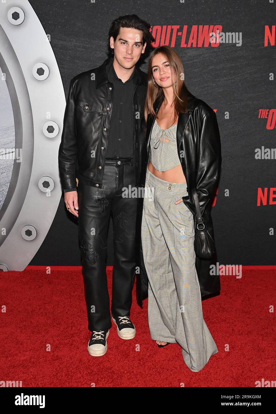 Los Angeles, California, USA. 26th June, 2023. Paris Brosnan and Alex ...
