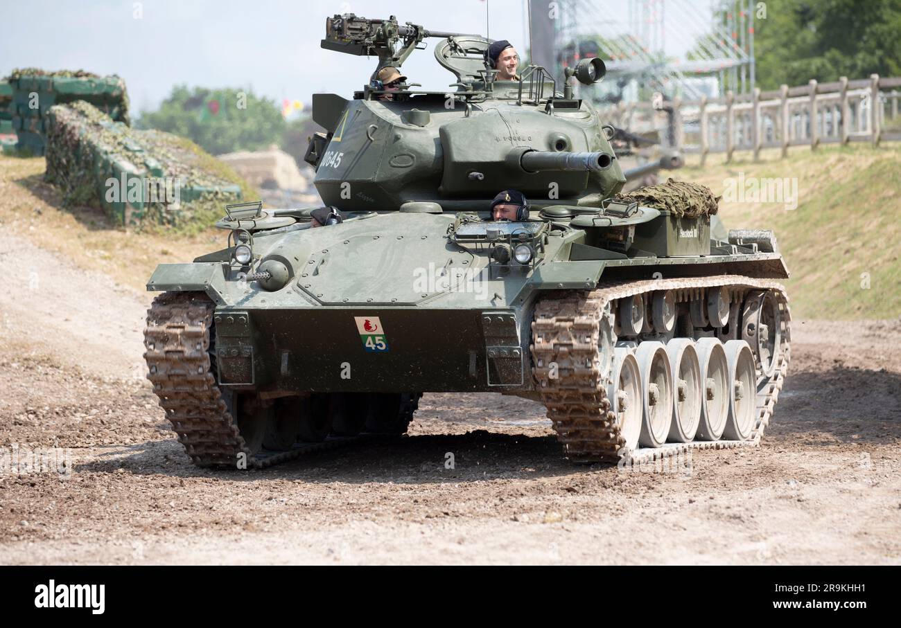 M24 Chaffee Light Tank, M24. American light tank used during the later ...