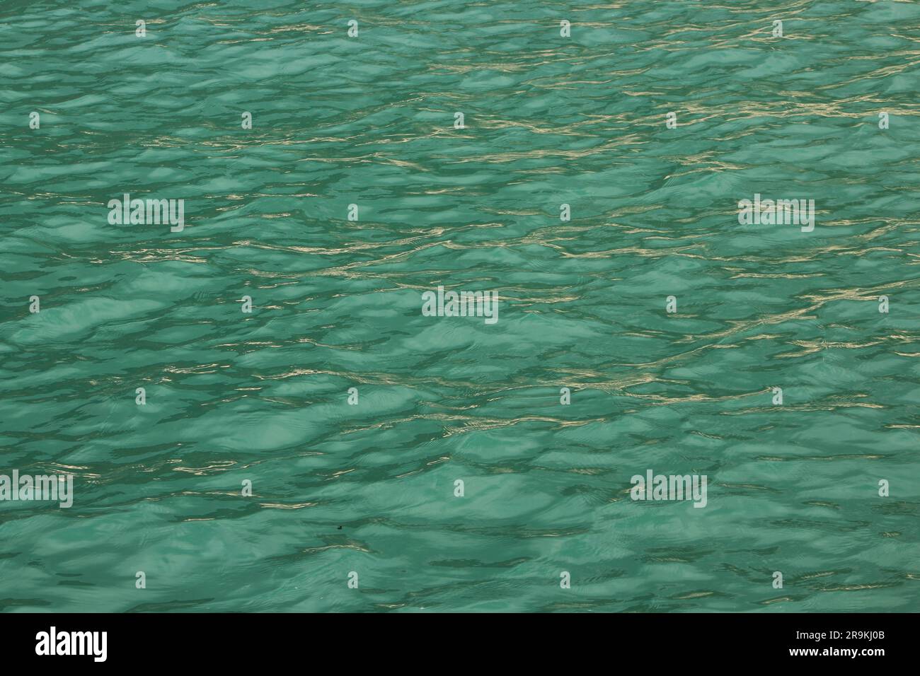 Aqua green color water surface on Mediterranean Sea Stock Photo - Alamy