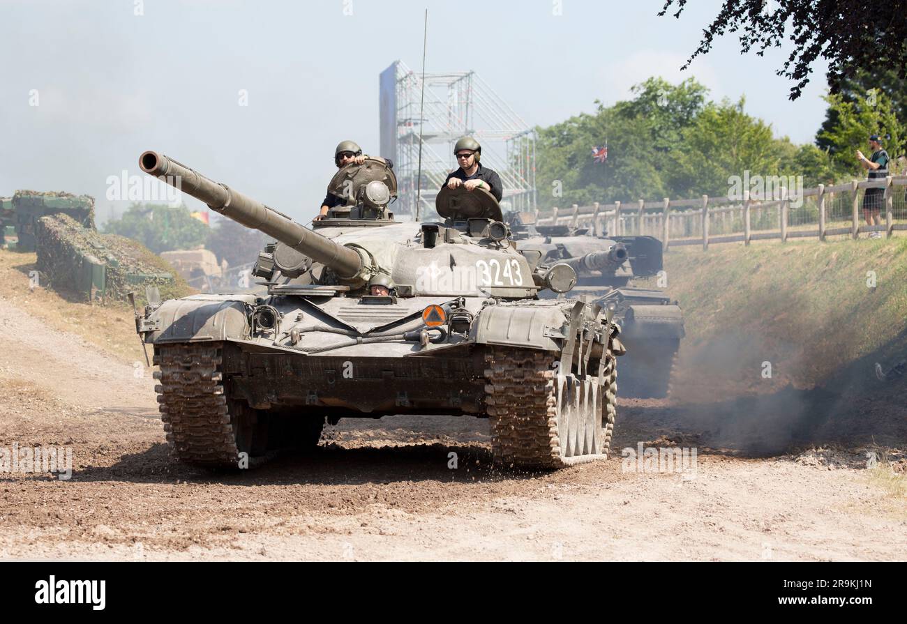 Russian T-72 main battle tank. Tankfeast 23 Bovington Tank Museum, UK ...