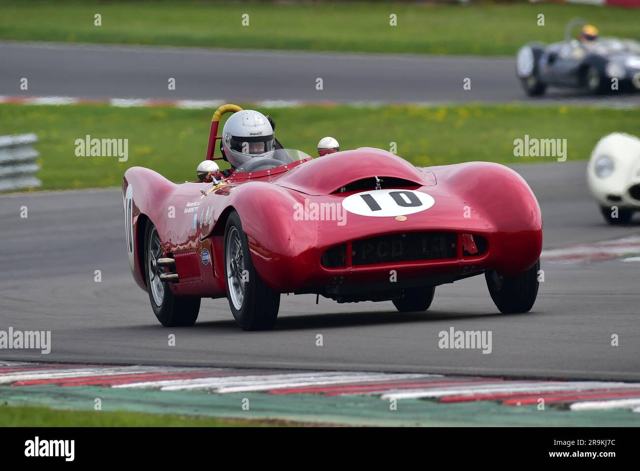 Malcolm Paul, Rick Bourne, Lotus Mk X, MRL RAC Woodcote Trophy ...