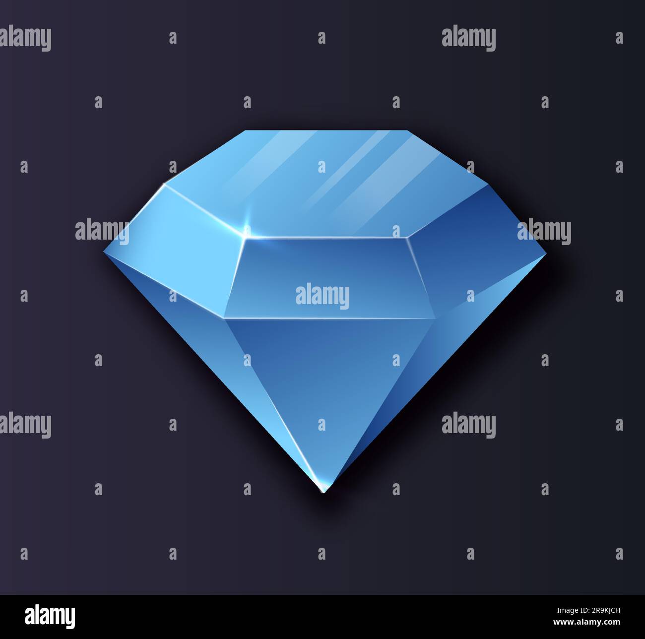 3D game diamond icon concept Stock Vector Image & Art - Alamy