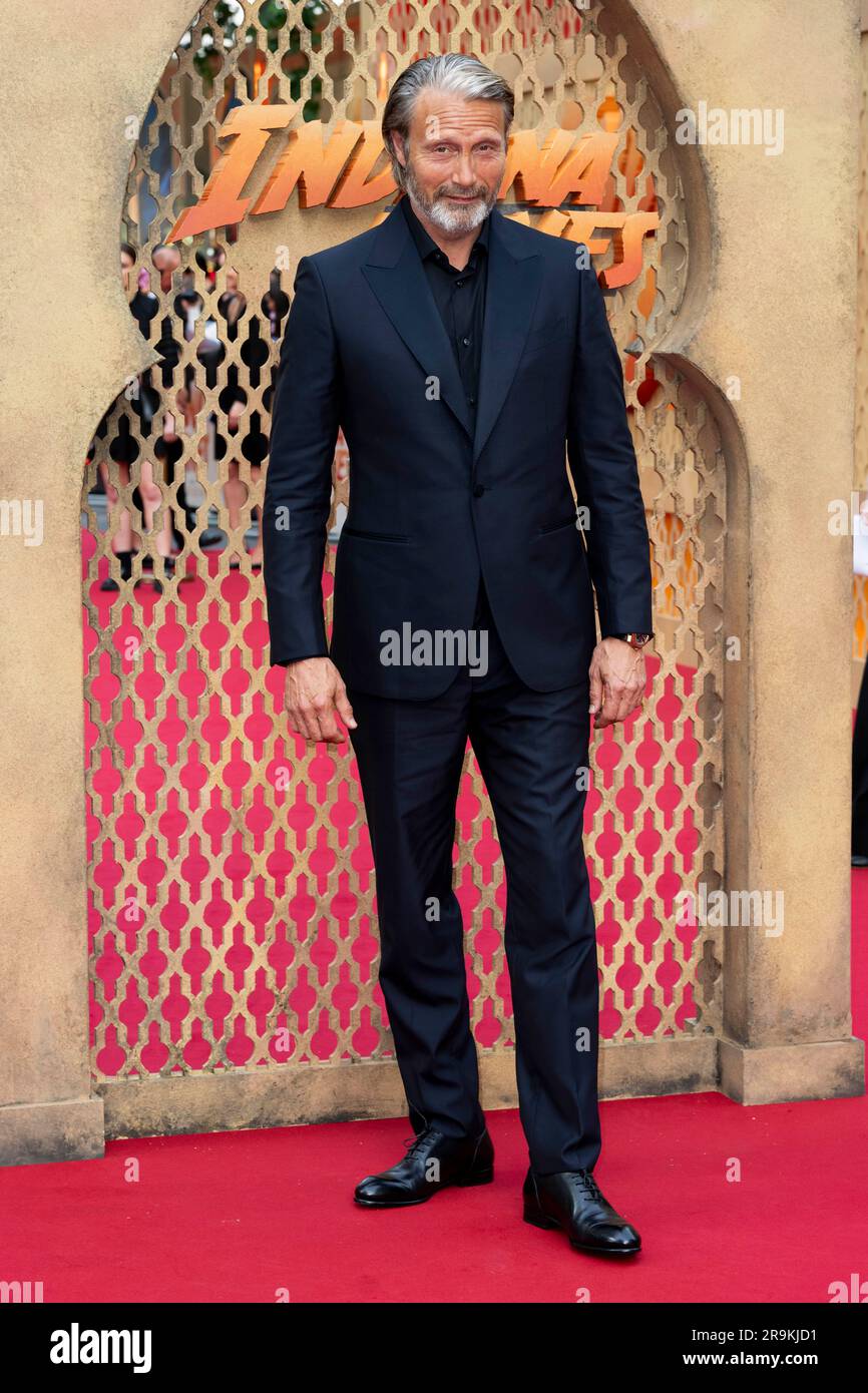 Mads Mikkelsen poses for photographers upon arrival at the premiere of ...