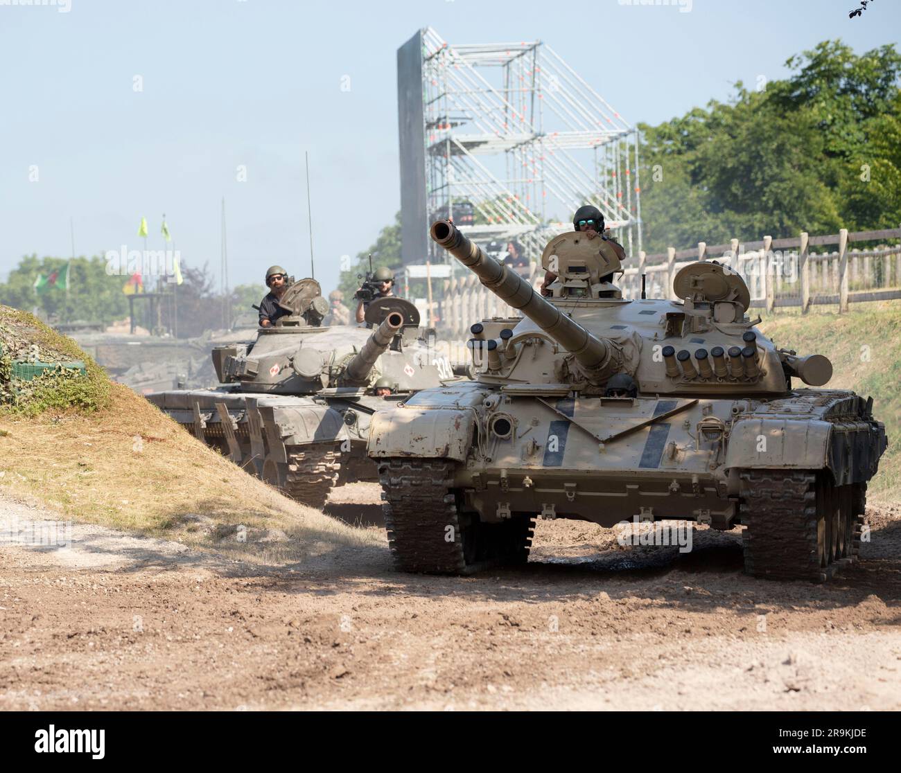 Russian T-72 main battle tank. Tankfeast 23 Bovington Tank Museum, UK ...