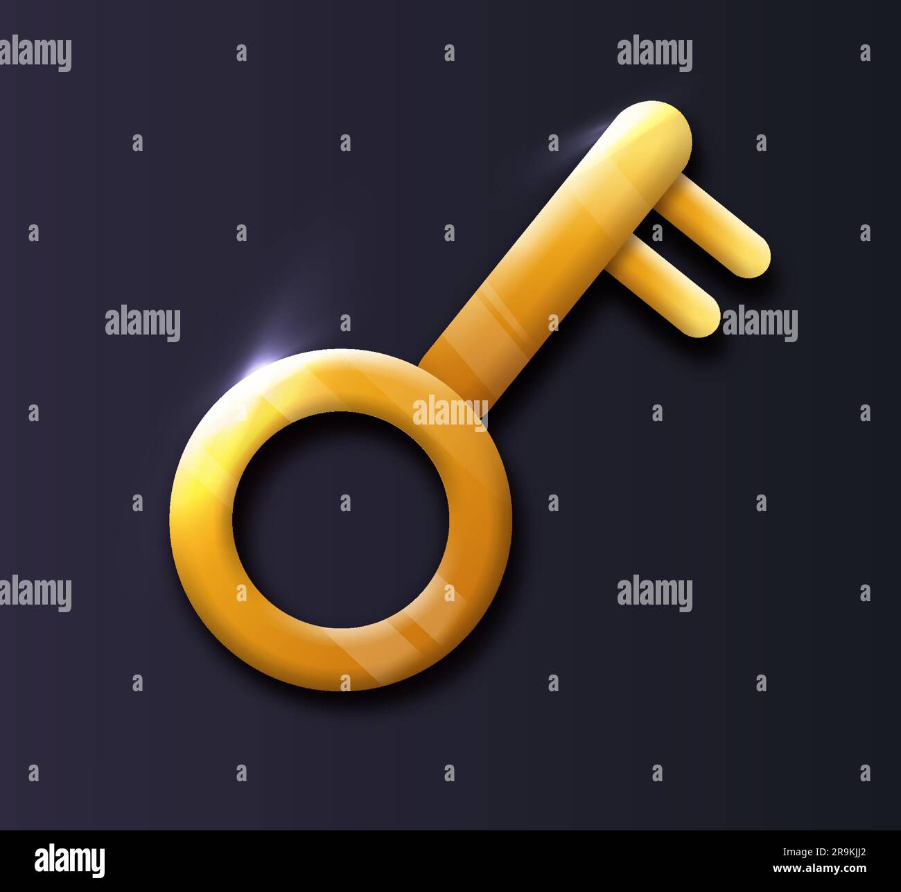 3D game key icon concept Stock Vector Image & Art - Alamy