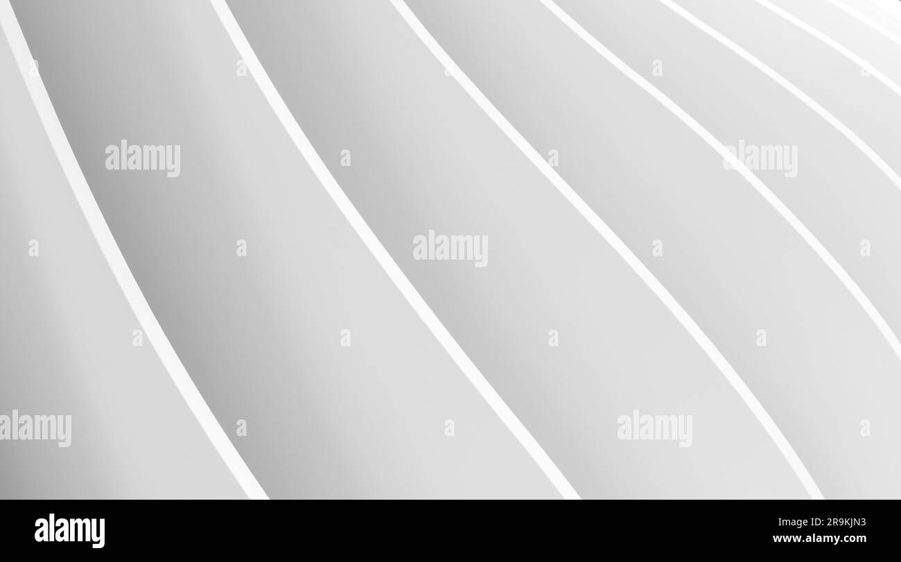 Abstract Minimal Architecture Background White Parametric Decoration Pattern With Soft Shadows