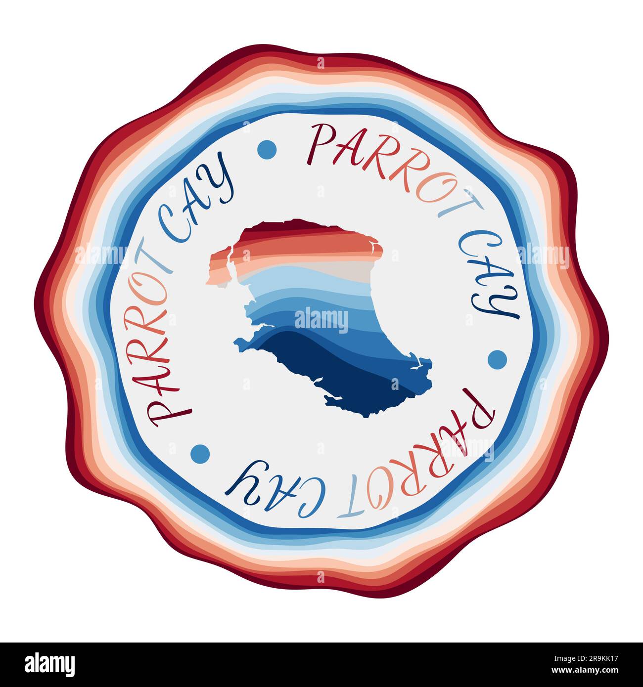 Caribbean sea red round Cut Out Stock Images & Pictures - Alamy