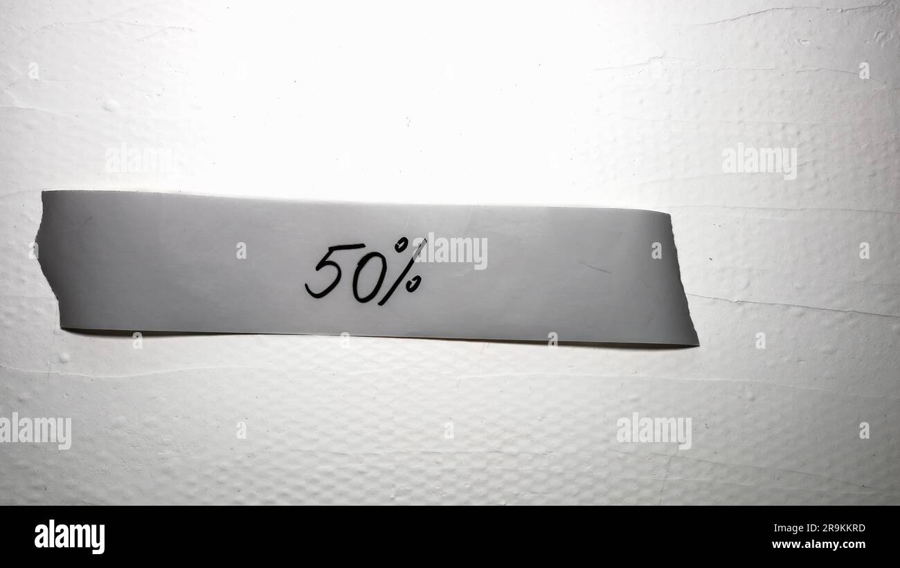 Handwritten notes on white note paper Stock Photo - Alamy