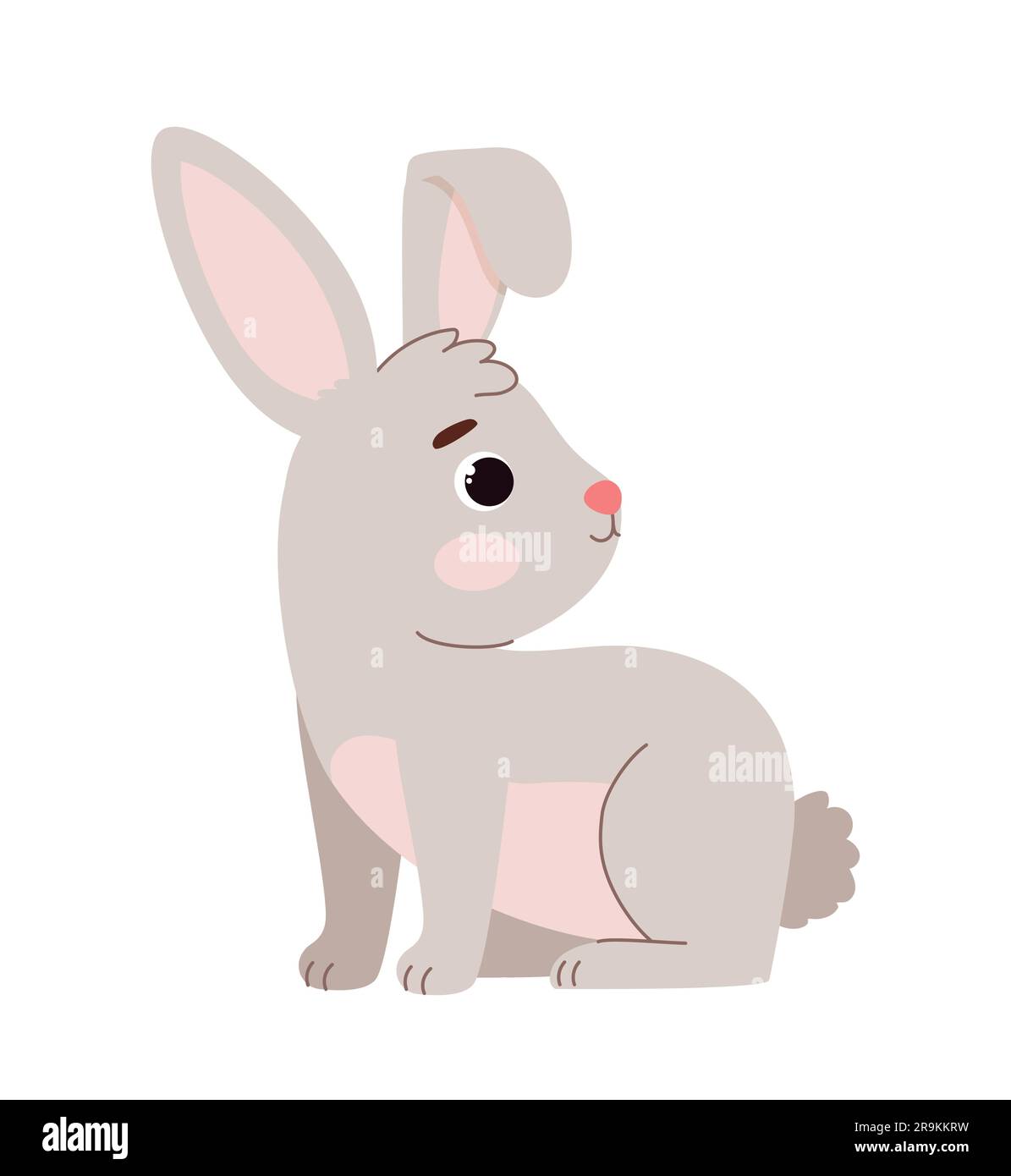 Grey rabbit fur Stock Vector Images - Alamy