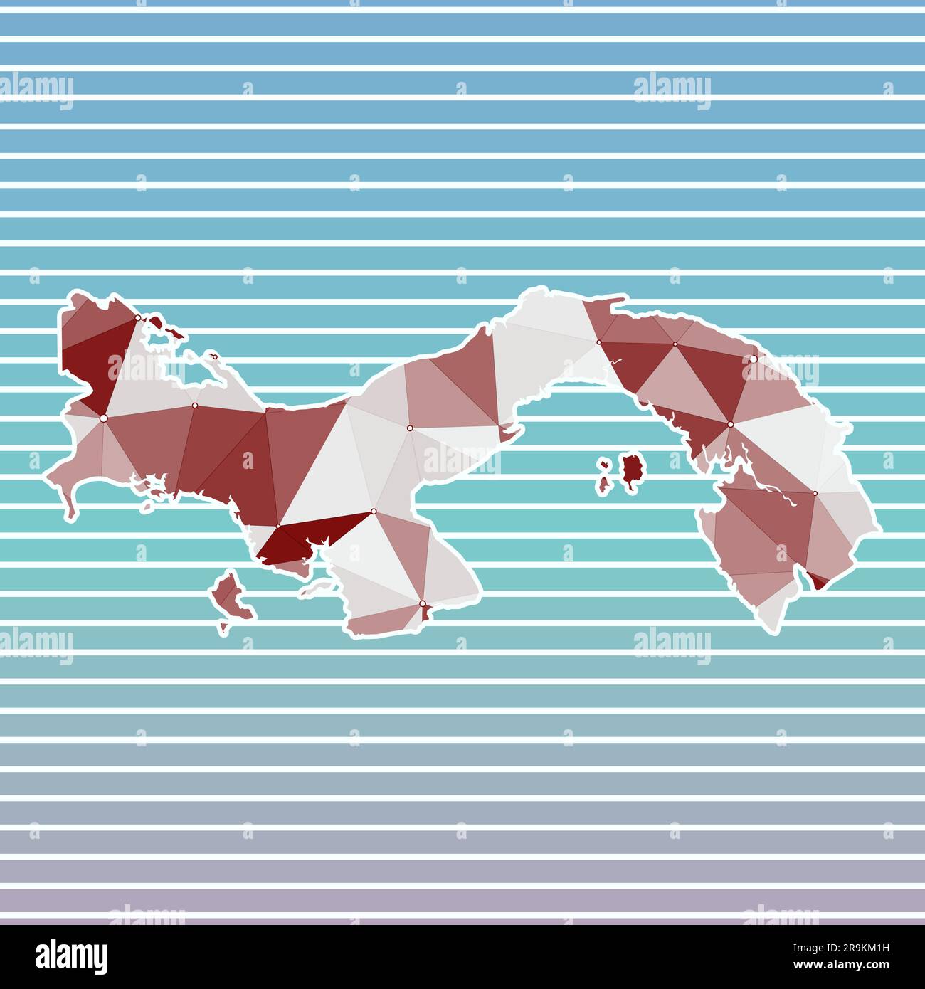 Panama vector illustration. Panama design on gradient stripes ...