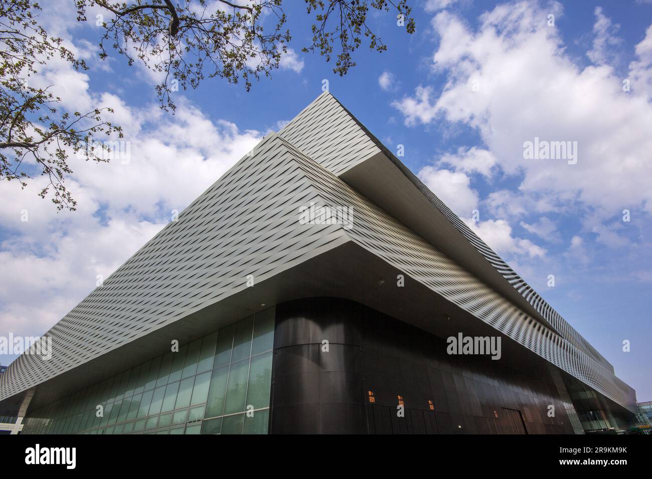Basel, Switzerland - April 22, 2021: The facade of the exhibition ...