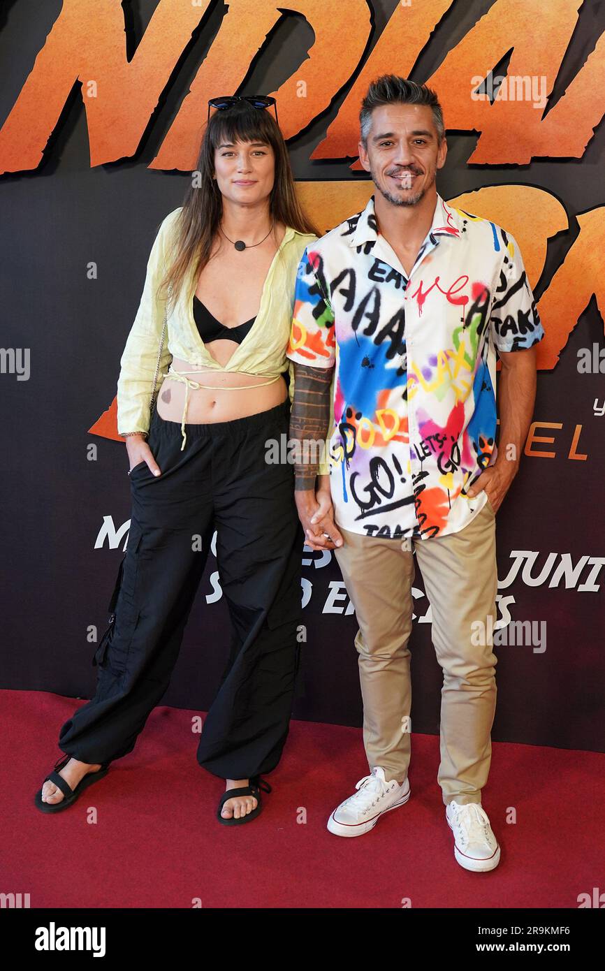 Madrid, Spain. 26th June, 2023. Carlos Librado 'Nene' (r) and Iria ...